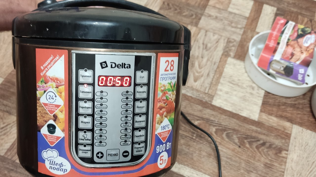 Ремонт мультиварки DELTA, замена стабилизатора питания.