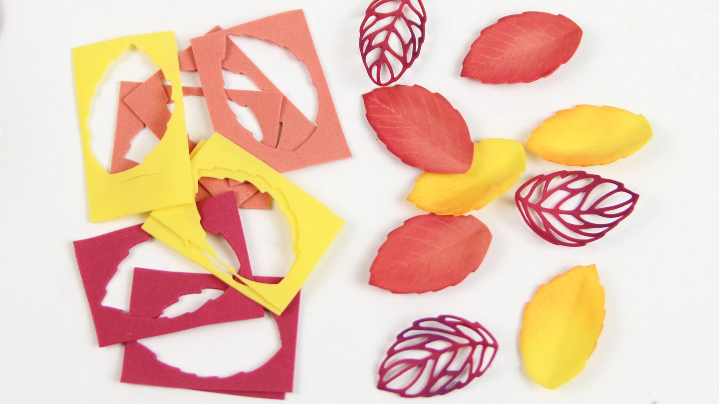 Фоамиран превращаю в осенние листики 🍁 Как я делаю декор для осенней заколки (Часть 4). DIY