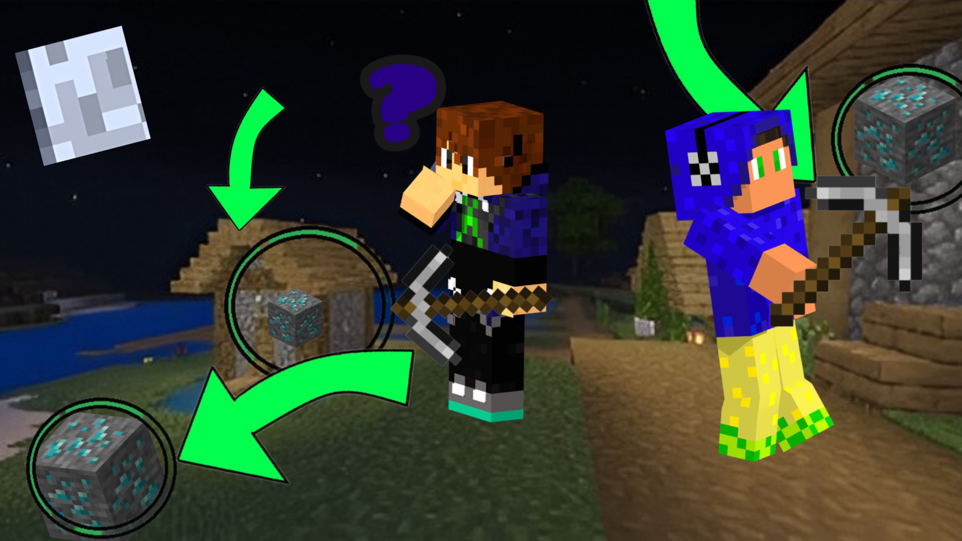 КТО БОЛЬШЕ ДОБУДЕТ АЛМАЗОВ ТОТ ПОБЕДИЛ Артём|Artem Bloksi87 Minecraft ПЕ