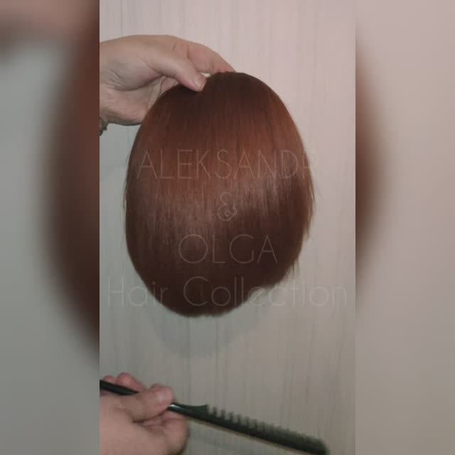 Лёгкий ШИНЬОН - накладка, с невидимым краем натуральныйшиньон #накладкадляобъёма #изделияизволос