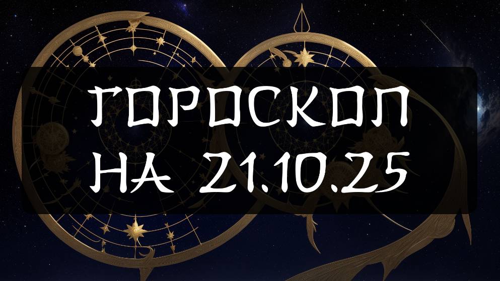 Гороскоп на 21 октября 2025