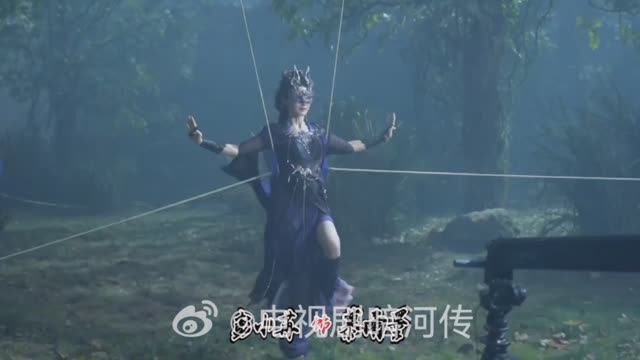 Закадровые съемки дорамы "Легенда о темной реке"