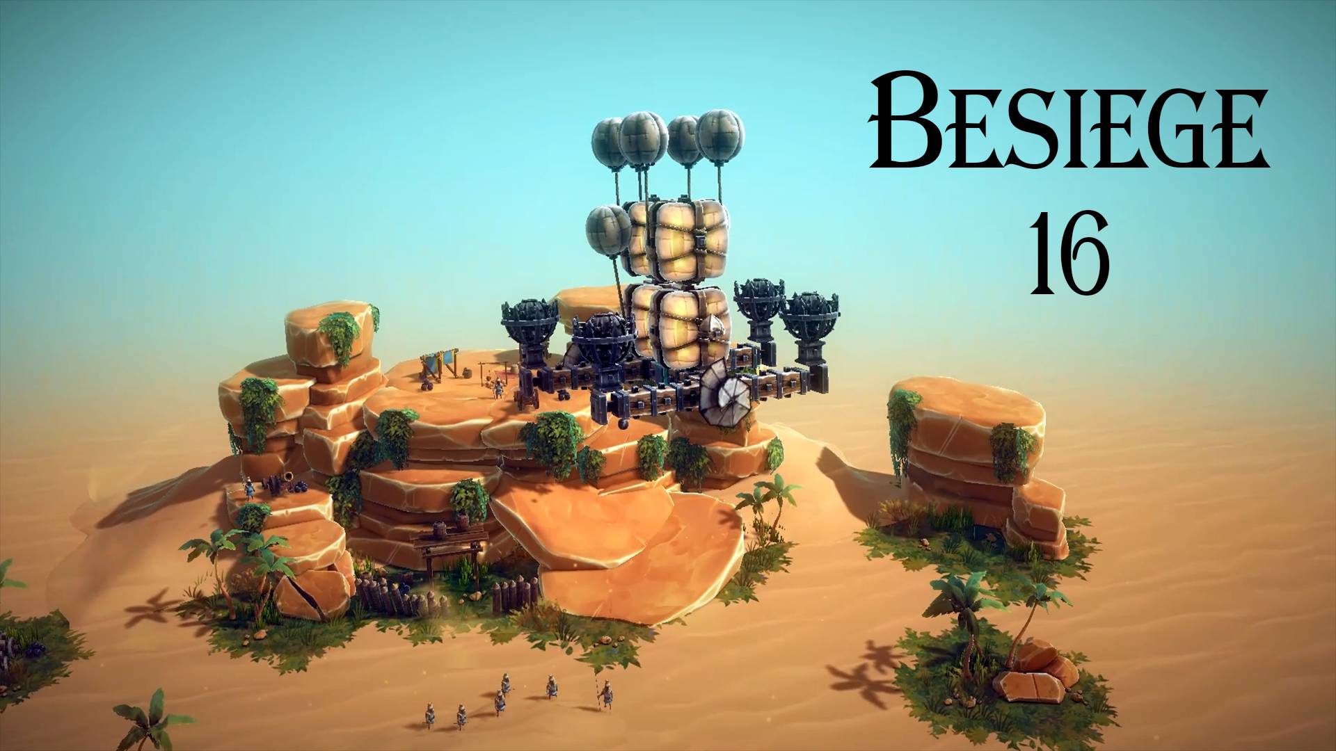 Besiege № 16 (ПЕРВЫЙ БОМБАРДИРОВЩИК)