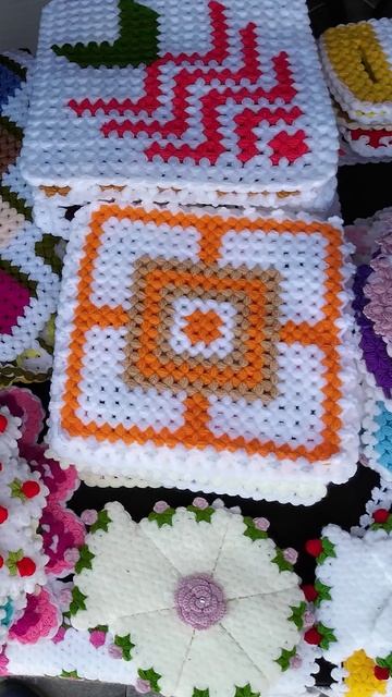 Красивые вязаные крючком мочалки для ванны, сделанные талантливыми руками женщин.