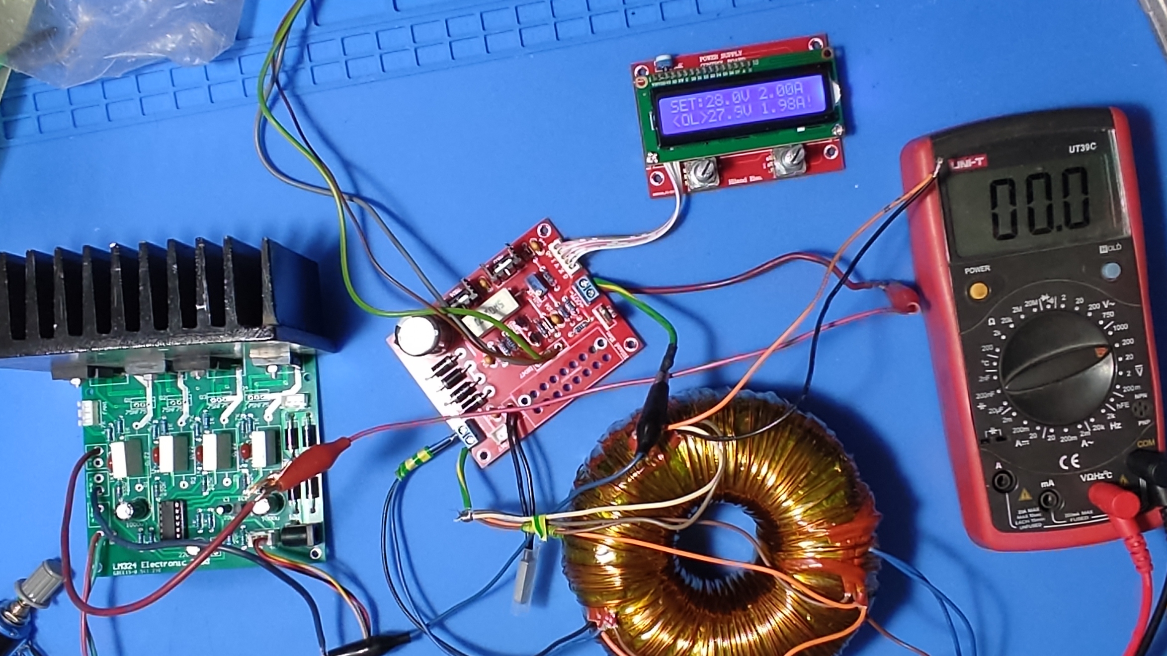 2 часть.БП для начинающих с вольтампеиетром. Эксперименты с готовым блоком .