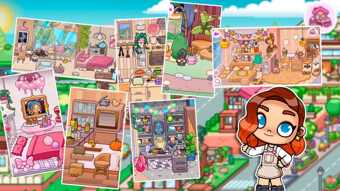 Подборка бесплатных идей для обустройства Аватар Ворлд (2)  💫 Игра Аватар Ворлд