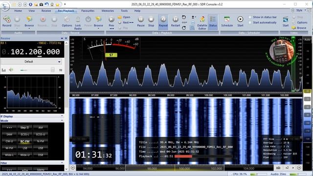03.06.2025 22:21UTC, [Es], Предположительно DasDing (SWR), Германия, 102.2МГц, 2095км