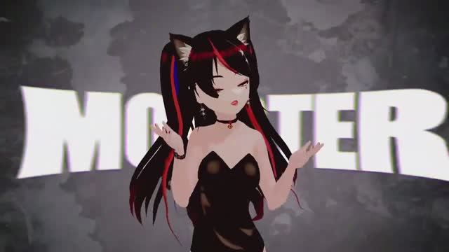 Хатиса милый монстр|Vtuber Xhatisa  - Monster (meme)