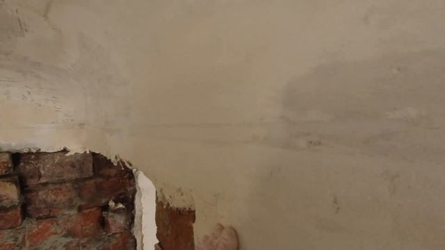 д 48 Ошкуривание карнизов и потолка. Mirka Mirox P80 - наждачная бумага. Волма-Слой - штукатурка.