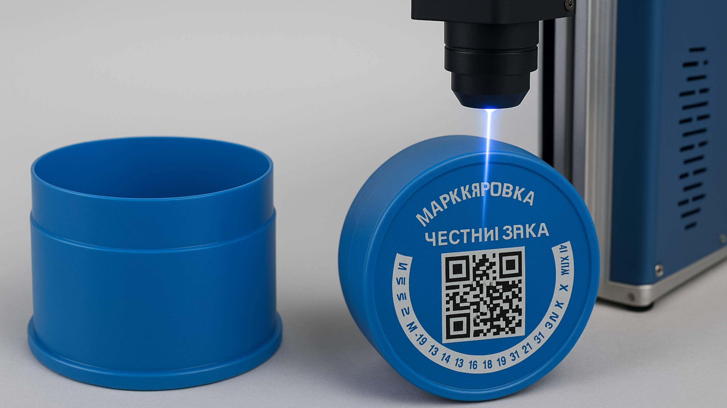 Лазерная маркировка крышек