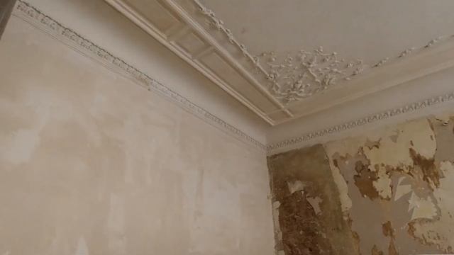 14. "170 кв. м." Потолки - закончен предфиниш. Шпатлевание карнизов, поклейка сетки 15.08-24.08.2022