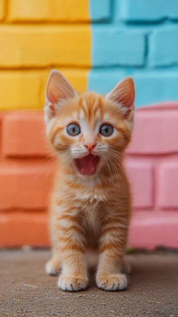 #видеооткрытка #животные #ии #нейрокотики #нейросеть #котики #смех #юмор #топ #врек #ai #aivideo