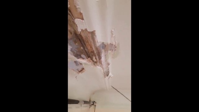 Большая расчистка - 65 кв. м. Полностью потолок во всей квартире. Промежуточный объект.