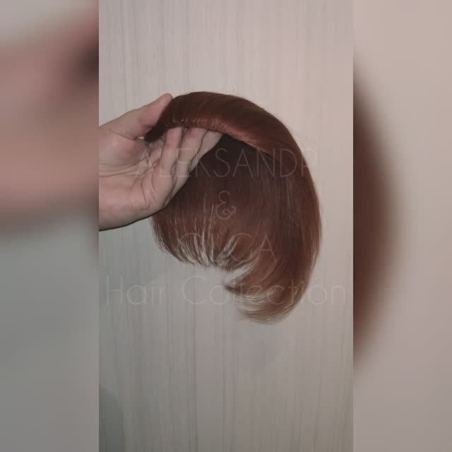 Лёгкий ШИНЬОН - накладка, с невидимым краем натуральныйшиньон #накладкадляобъёма #изделияизволос