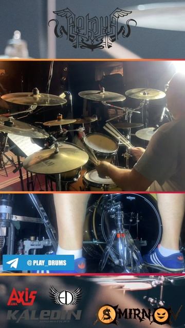 Запись барабанов для нового албома группы Аркона