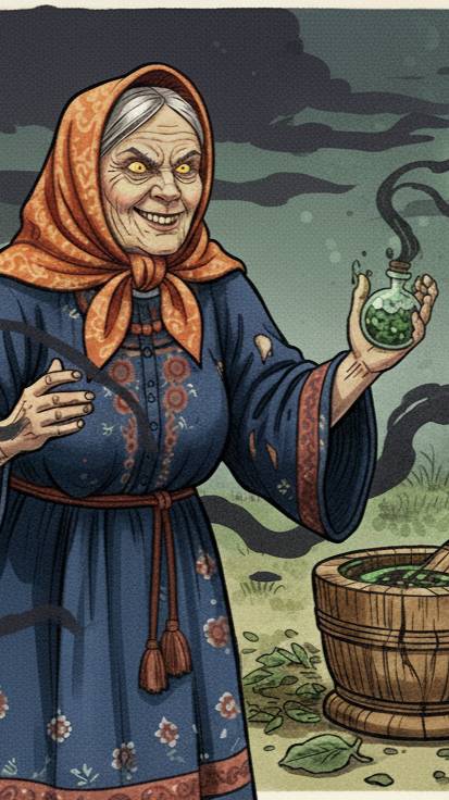 Баба Яга злой воли порождает ключ