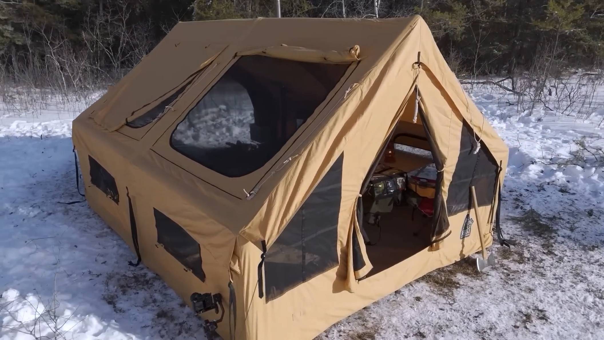 Пневмокаркасные палатки БатутМастер | Установка за 5 минут | Для кемпинга, глэмпинга и бизнеса