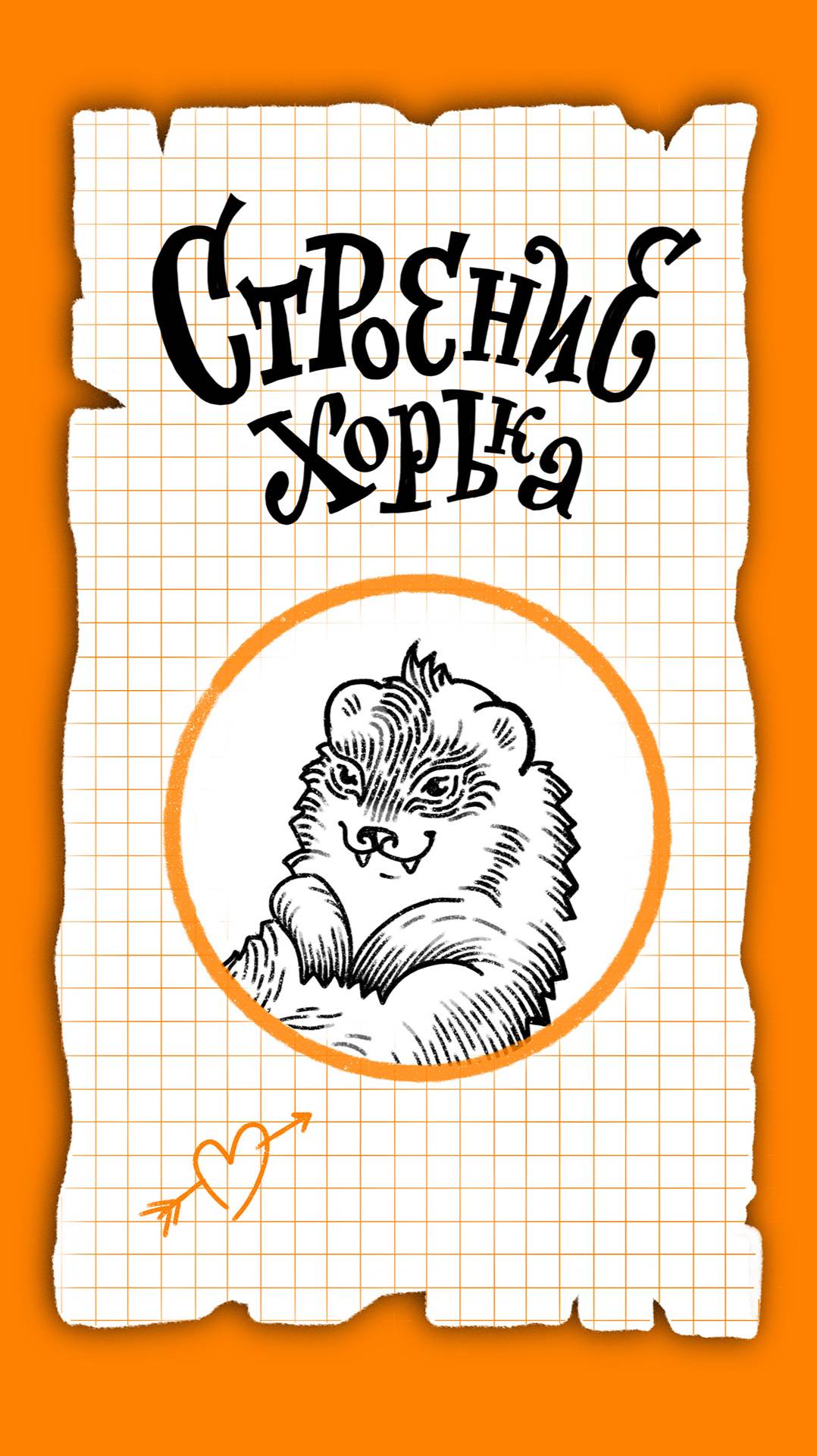 Процесс рисования хорька