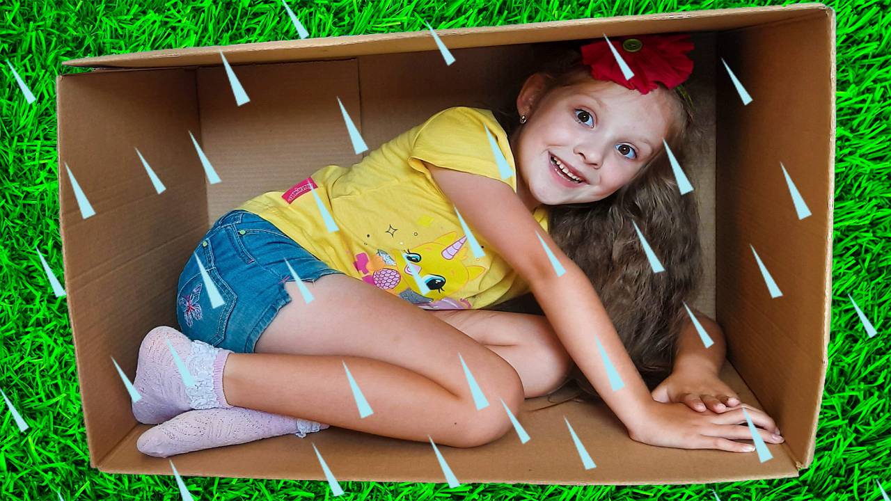 Детская песенка про дождик / Большой сборник для  малышей на английском языке с Лизой и папой