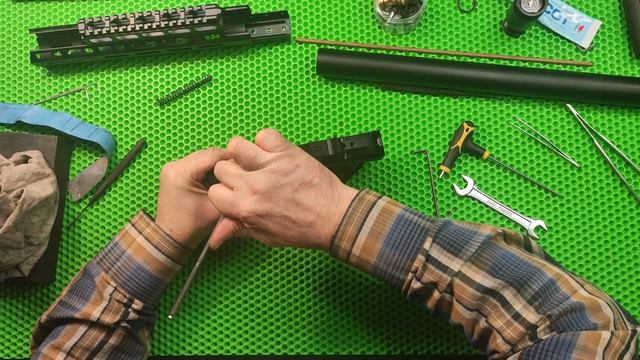 Егерь, тактический карабин в калибре 6,35 мм.. Анатомичка - техничка.