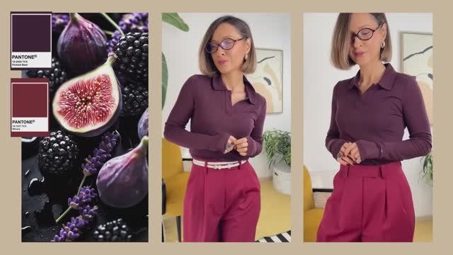 Трендовые цвета холодного сезона и лучшие цветовые сочетания в образах.