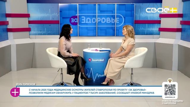 За здоровье. Роль гормонов. Гость студии – Руслана Мурзаева