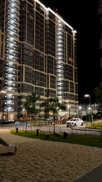 Ночные огни ЖК «Отражение»