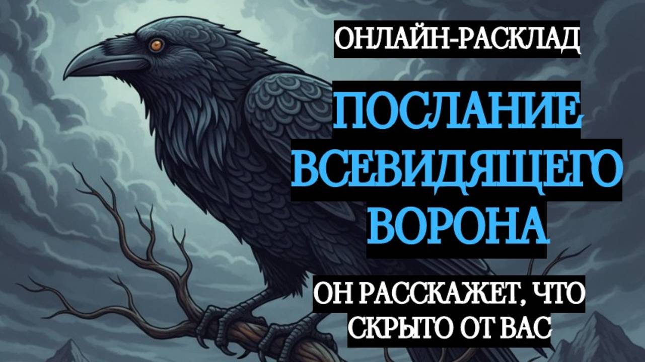 ВСЕВИДЯЩИЙ ВОРОН ПРИНЁС ВАМ ПОСЛАНИЕ! ОНЛАЙН-РАСКЛАД ТАРО