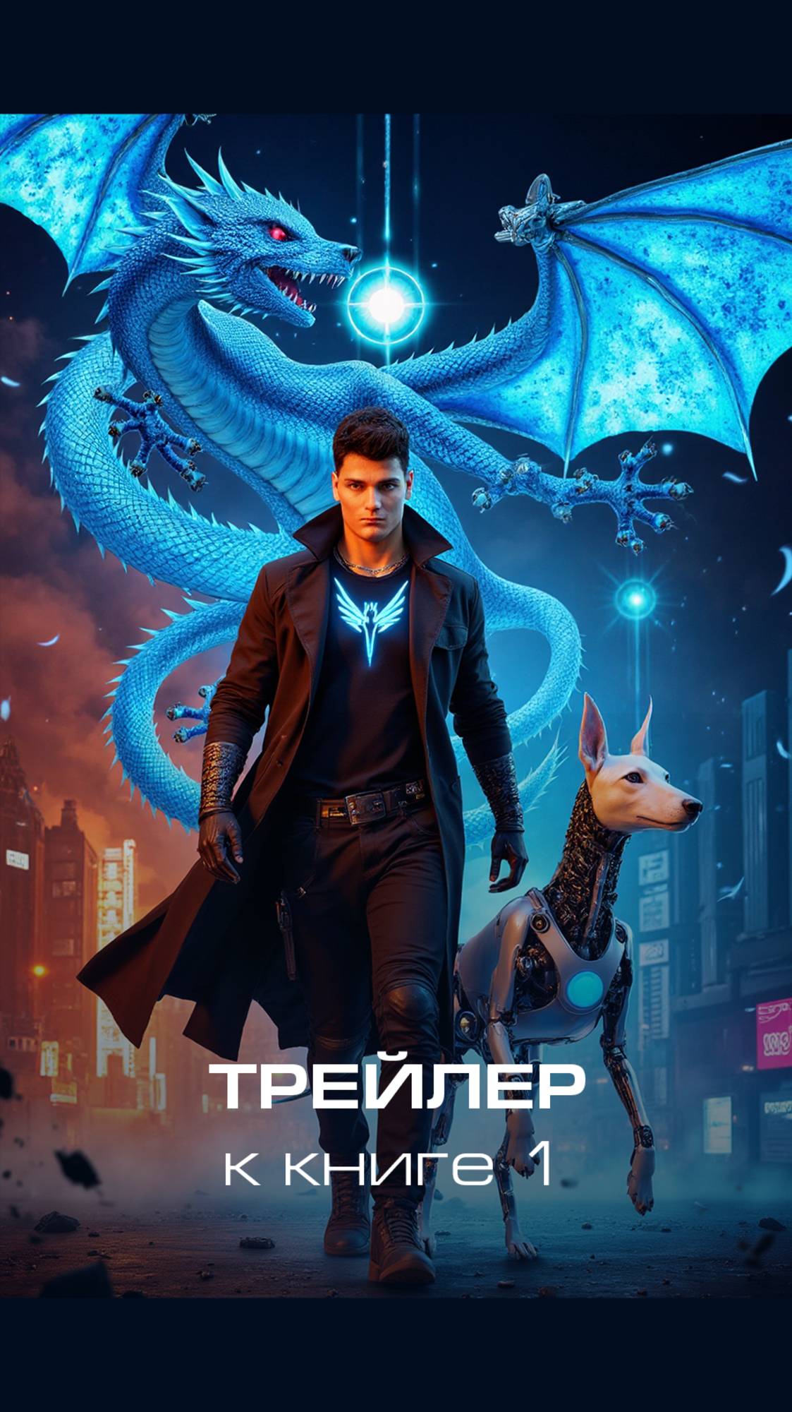 Буктрейлер к книге 1 цикла «Синтетическая утопия: за гранью кода»