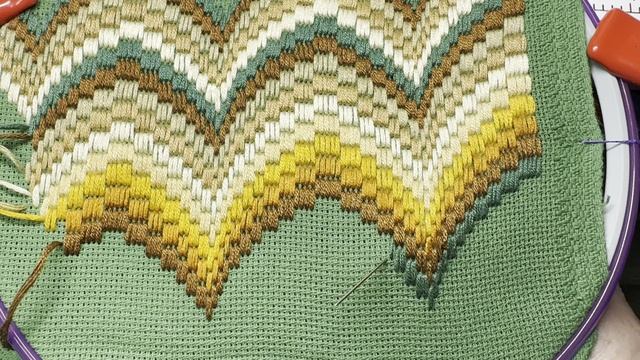 #Long stich #длинныйстежок #медитативнаявышивка