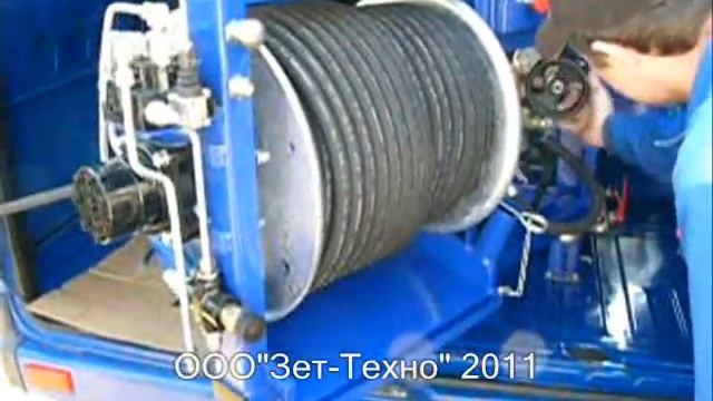 Демонстрация каналопромывочной машины VHT