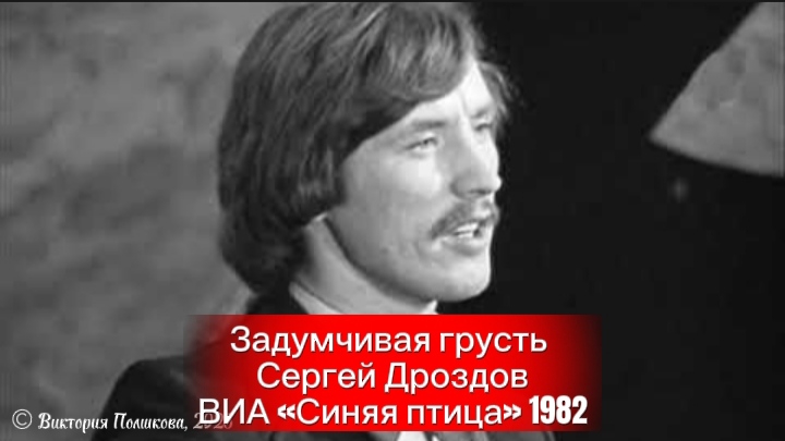 "Задумчивая грусть" - Сергей Дроздов ВИА Синяя птица 1982, запись 1995, альбом “Ты мне не снишься"
