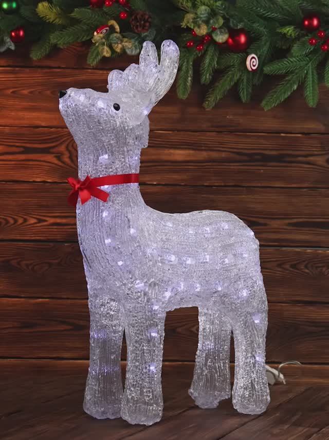 Фигура светодиодная из акрила "Олень L55"