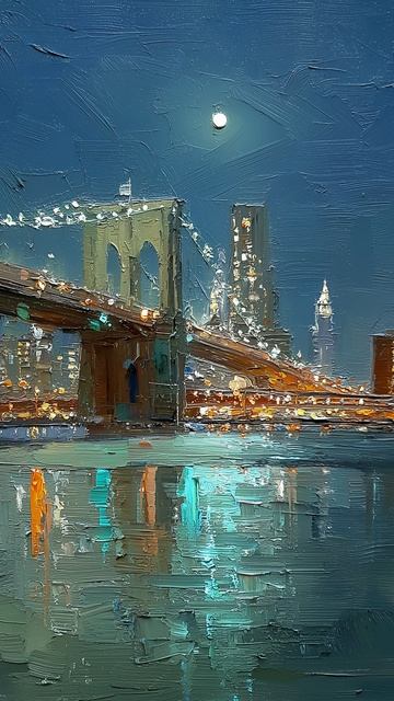 Ночная симфония (картина #953) / Арт-студия Нормова