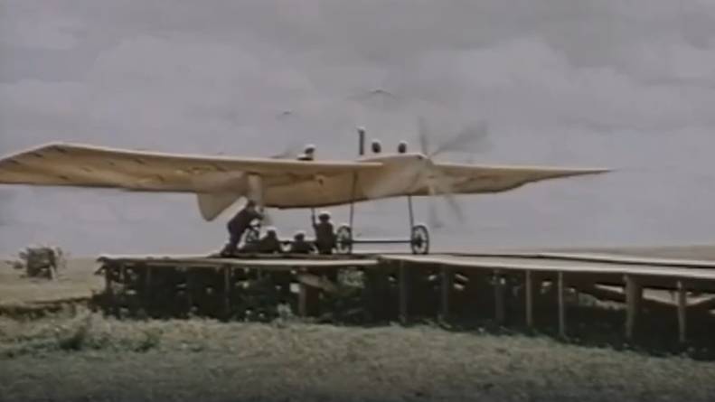 Самолёт Александра Фёдоровича Можайского / изобретатели / авиация / история / Россия