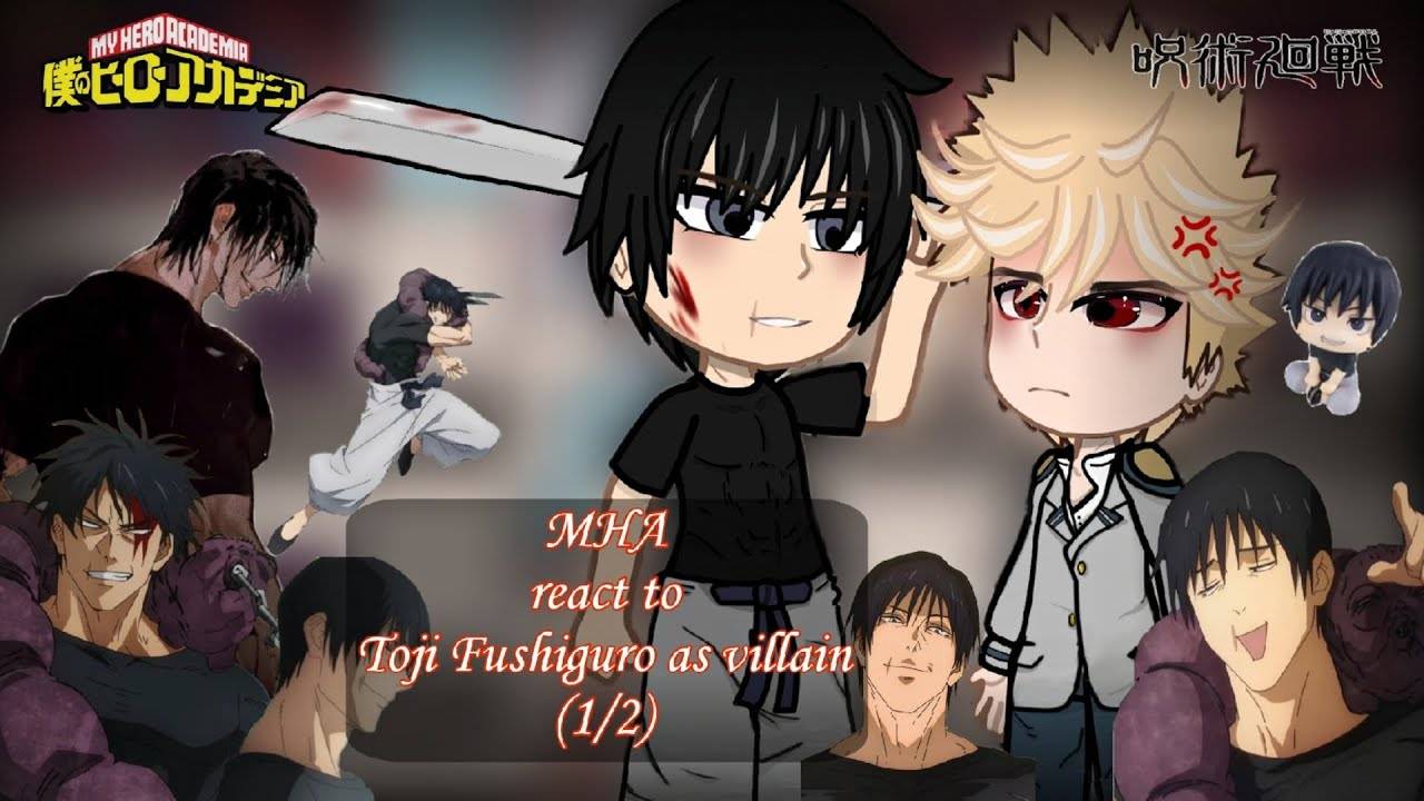 Реакция персонажей МГА на Тодзи как новый злодей / Гача реакция / Моя геройская академия