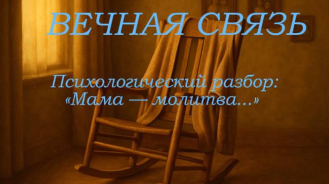«Психологический разбор  исповеди о вечной связи: «Мама — молитва в сердце»
