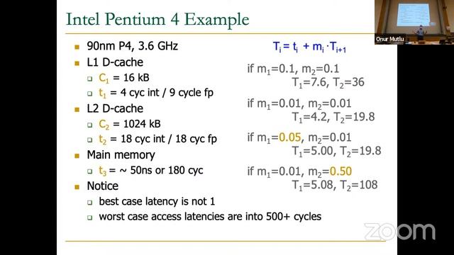 Lecture 23: Memory Hierarchy and Caches (Spring 2022)