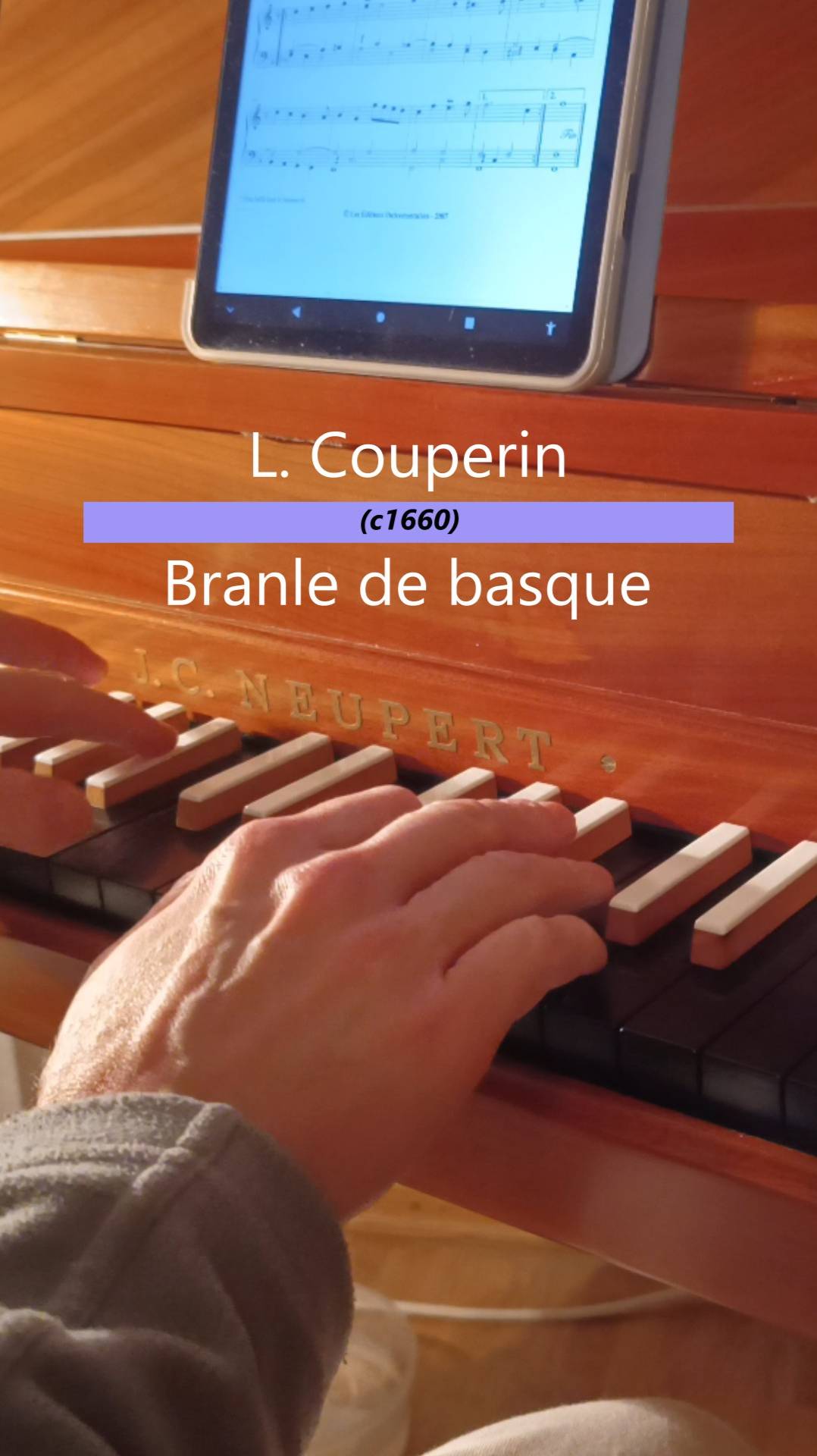 L. Couperin: Branle de basque (c1660)