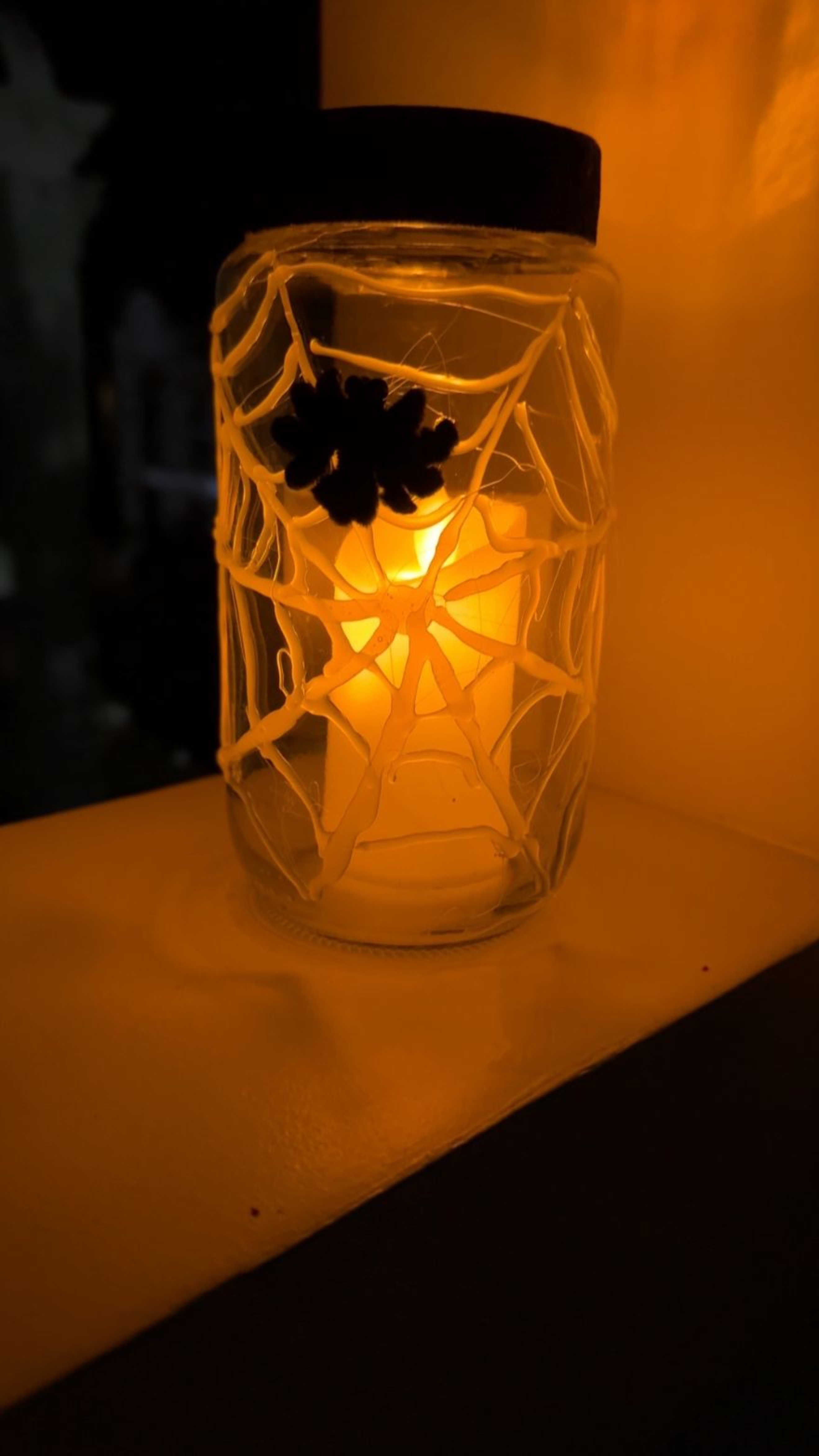 своими руками декор на Хэллоуин 🫙🕸️🕷️