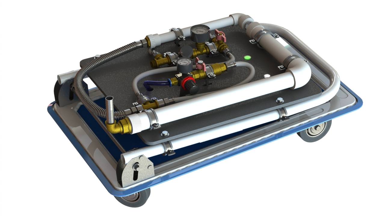 Пенобетон в каждый дом: пеногенератор "Раскладушка"
