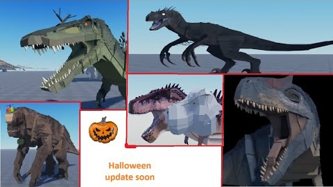 Хэллоуинские скины Юрский блок