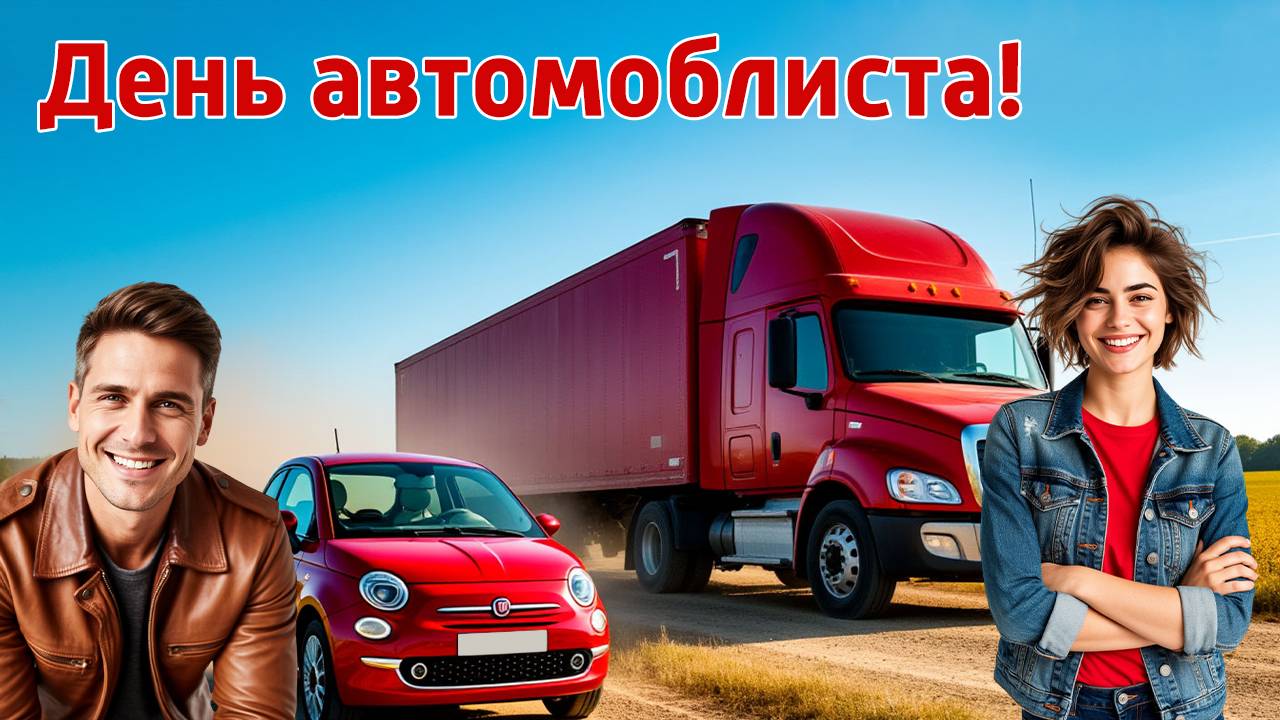 Поздравление с Днём автомобилиста! 🚗 Доброго пути!