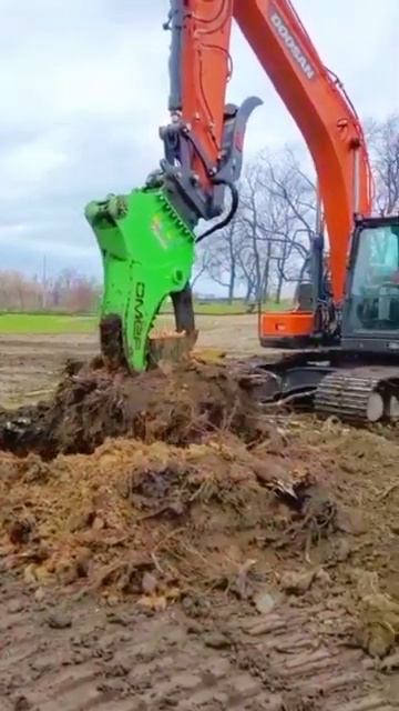 🟢 ST Корчеватель раскалыватель пней крокодил @OMEFGROUP ST90, ST140 на экскаваторы 12-35тн