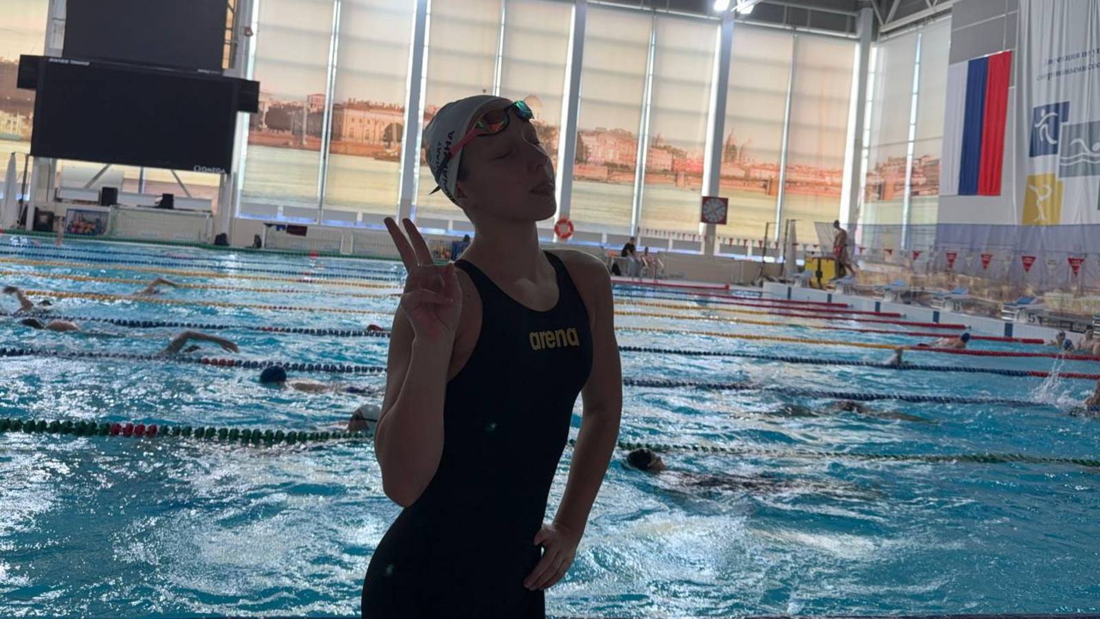 КОРЧАГИНА Анастасия (2011) 200 в/с (25) 2:07.75 (1дорожка). Первенство СПб.