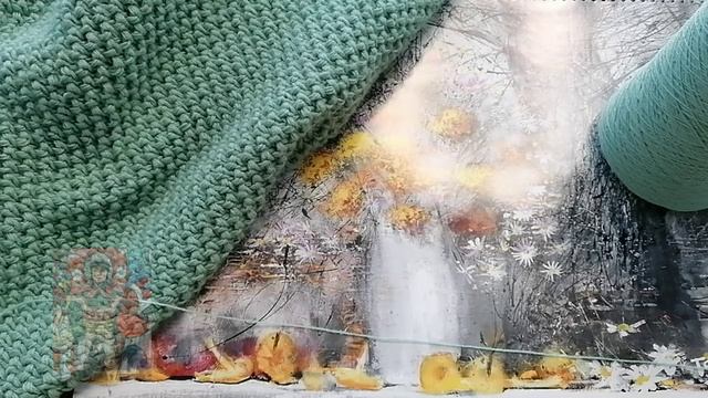 Вяжем из  бобины без перемотки пряжи_Как Ксеня из 1 бобины в 5 нитей вязала
