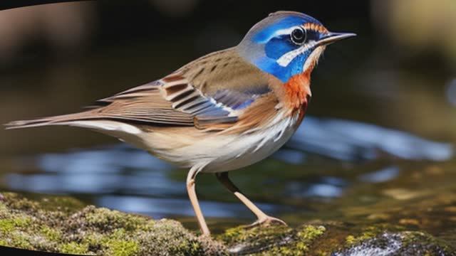 Звук природы. Птицы. Пение птицы Варакушка в лесу
