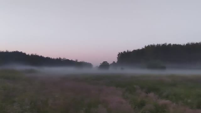 Съёмка восхода солнца за кадром