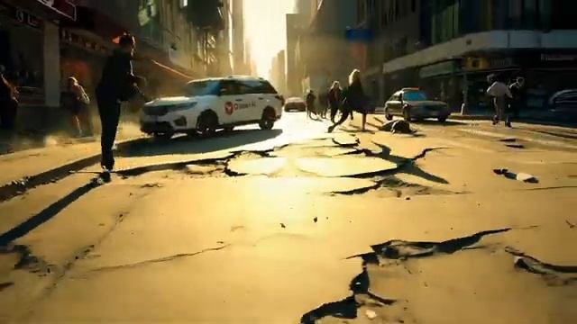 Mega Earthquake Destroys A City - Natural Disaster Short Film - AI ...