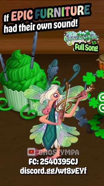 ЭПИЧЕСКАЯ СКВЕЛЕРИПКА - СЕЗОННЫЙ ПОДСВЕТ (Сезонный Монстр Заклинания Клевера) (My Singing Monsters)